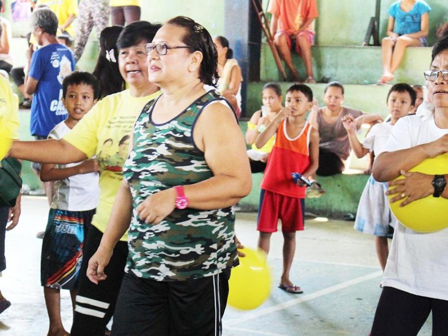 LOOK: DZBB brings morning fun and games at Barangay Capri, Quezon City ...